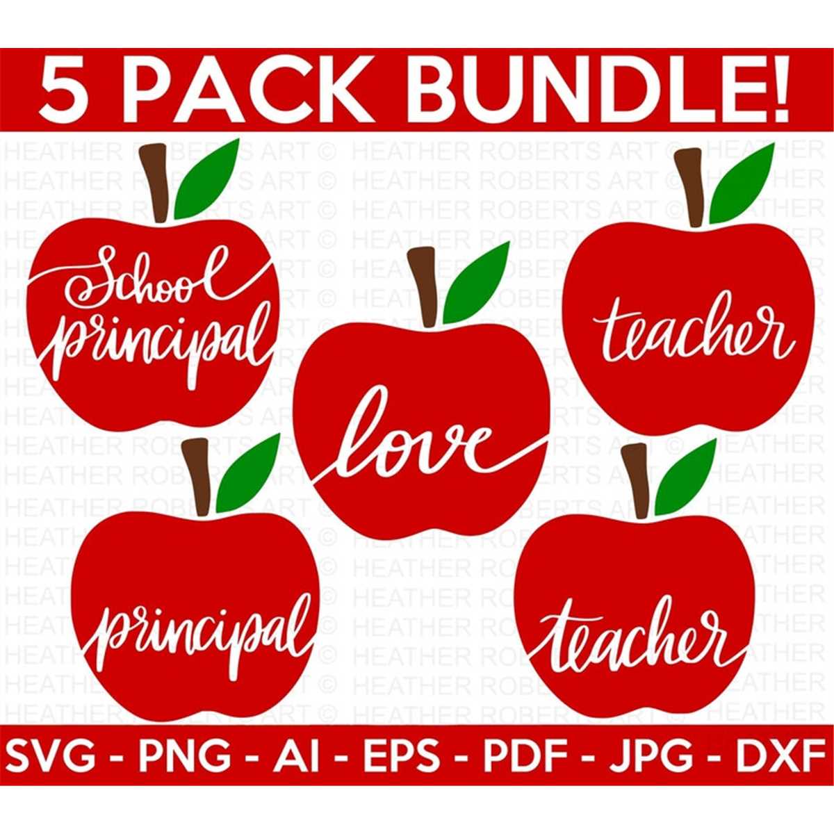 Teacher Apple SVG Bundle, Apple SVG, Back to school svg, Tea | Inspire ...