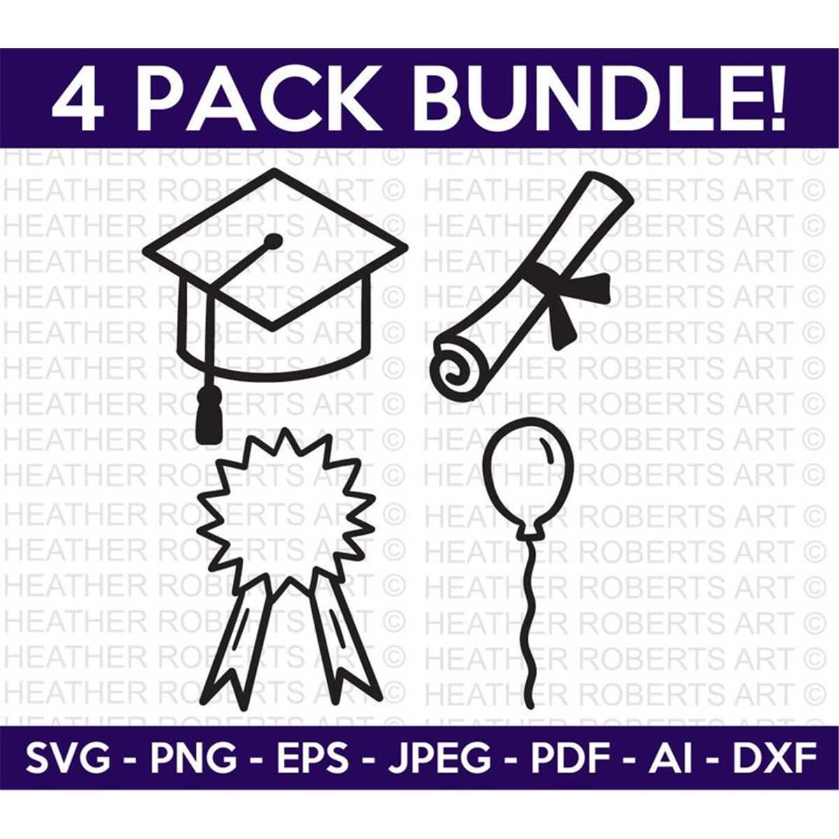 Graduation Doodle SVG Bundle, Graduation Svg, Graduation Cap - Inspire ...