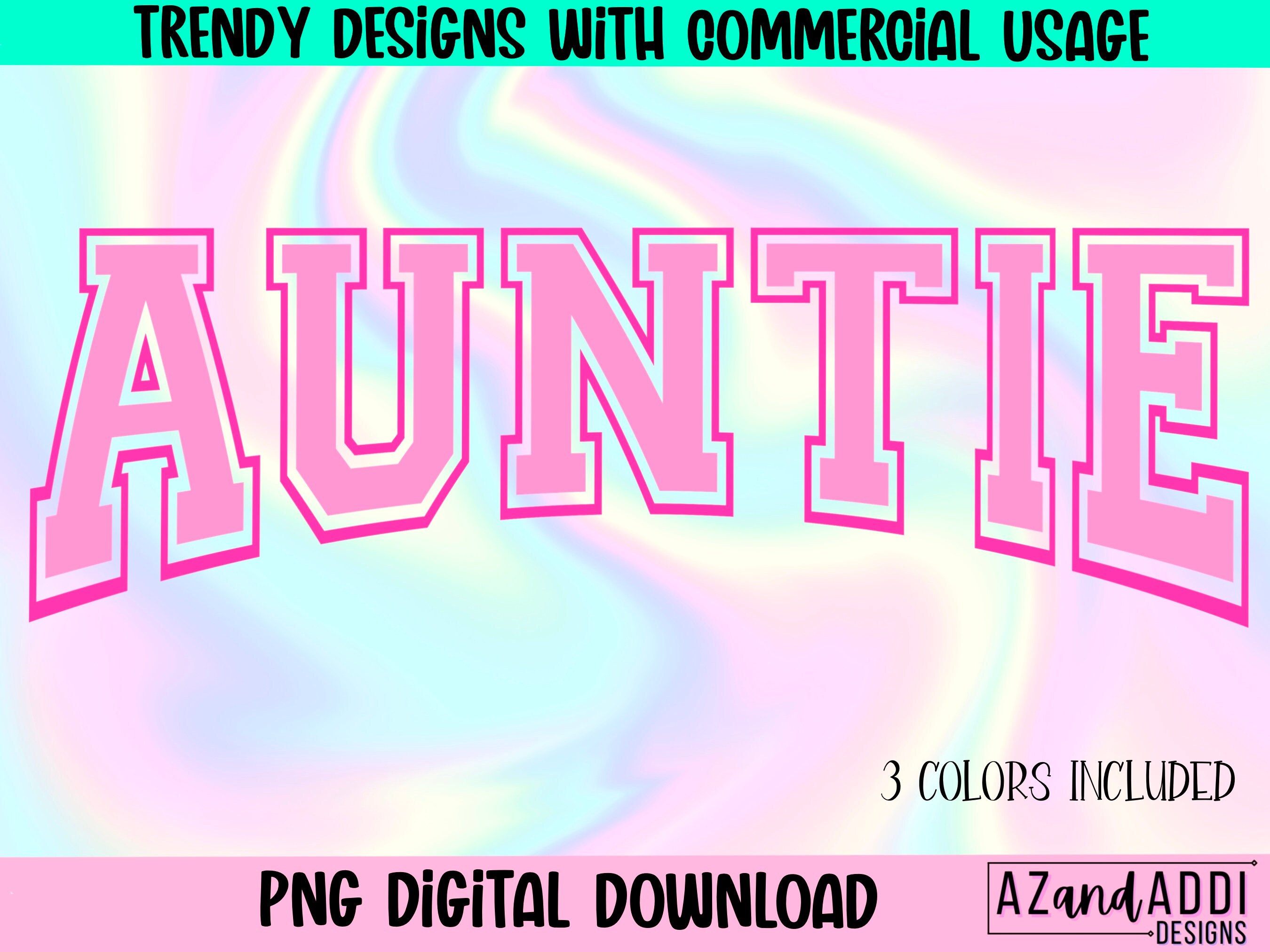 Auntie sublimation designs, auntie university png, auntie li | Inspire ...