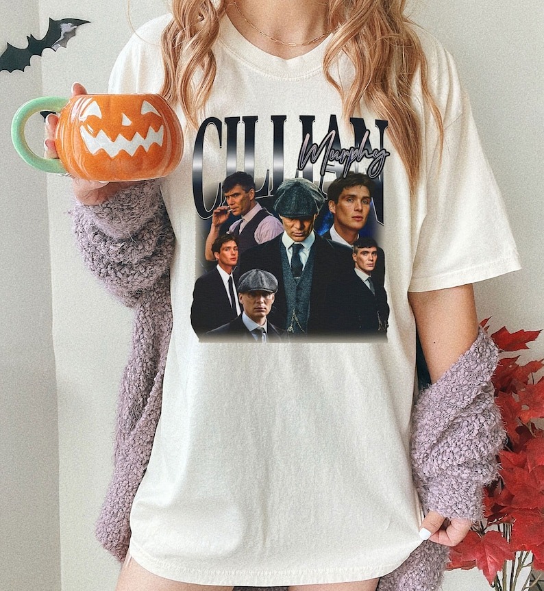 Vintage Cillian Murphy T-Shirt, Cillian Murphy Graphic Tee, - Inspire ...
