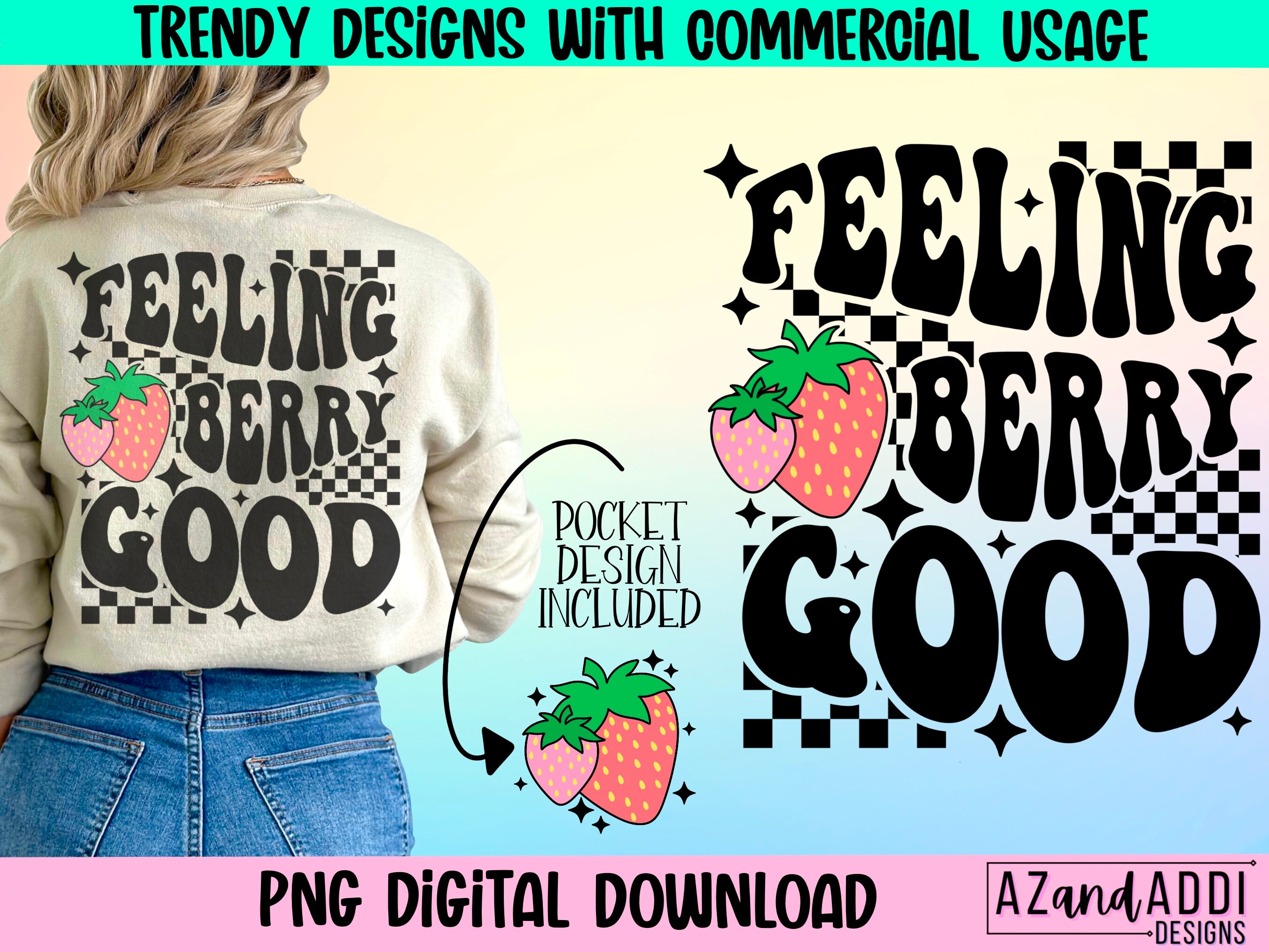 Feeling Berry good png, retro strawberry png, strawberry sub | Inspire ...