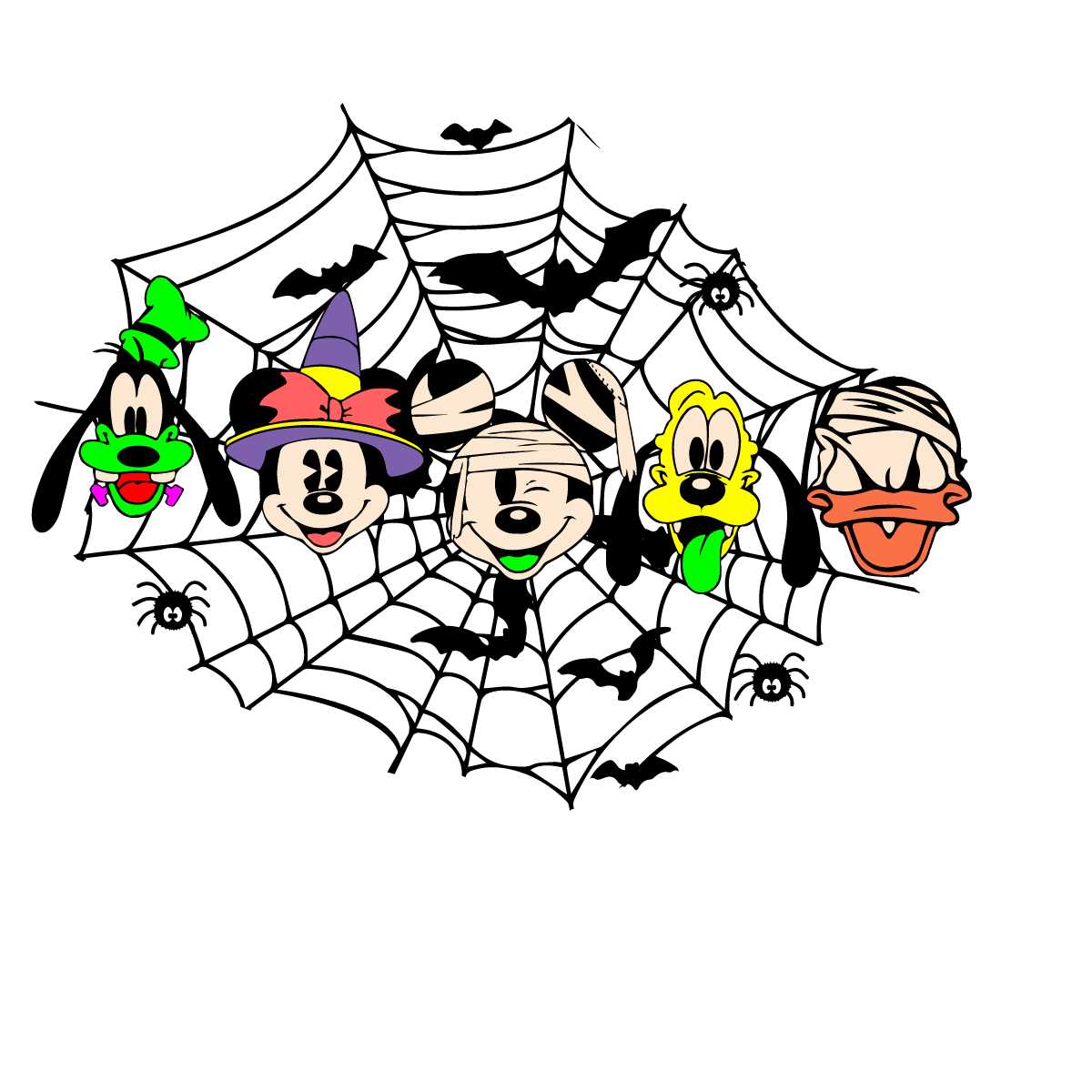 Disney Face Halloween Costume Wizard Boo Logo SVG | Inspire Uplift