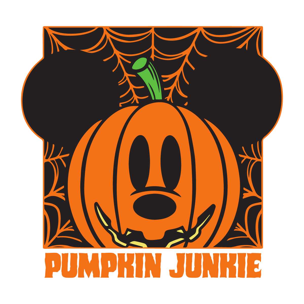Halloween Disney Pumpkin Junkie PNG, Trick Or Treat PNG | Inspire Uplift
