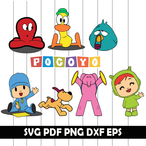 Pocoyo Clipart, Pocoyo Svg, Pocoyo Png, Pocoyo Dxf, Pocoyo E | Inspire ...