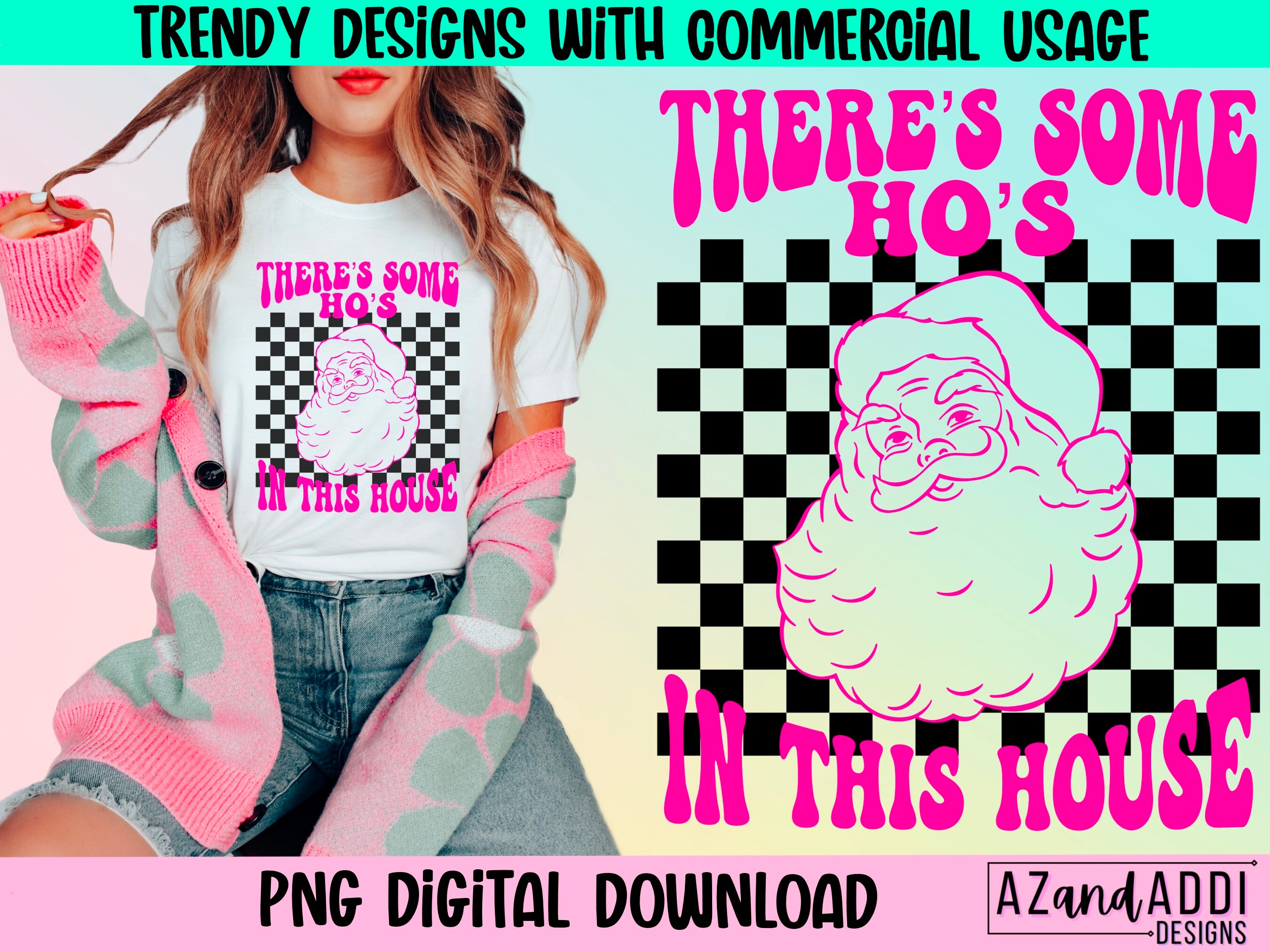 Retro Santa clubs png, funny Santa claus png, Theres some ho | Inspire ...