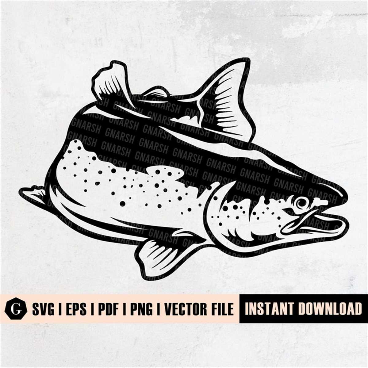 Trout Fish svg File | Trout Fishing Svg | Angling Svg | Fly | Inspire ...