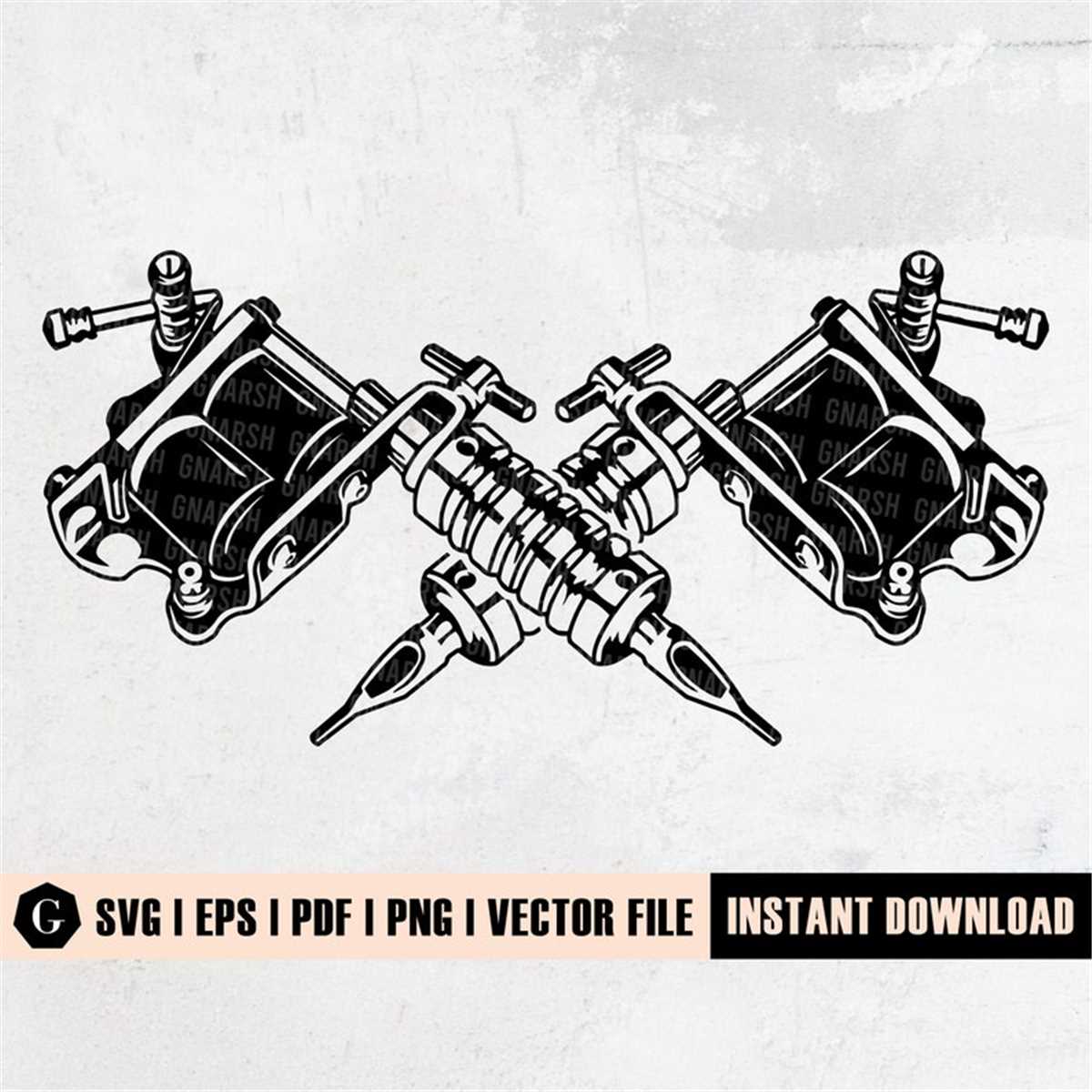 Tattoo Machine Svg | Tattoo Logo Svg | Got Ink Tattoo Machin | Inspire ...