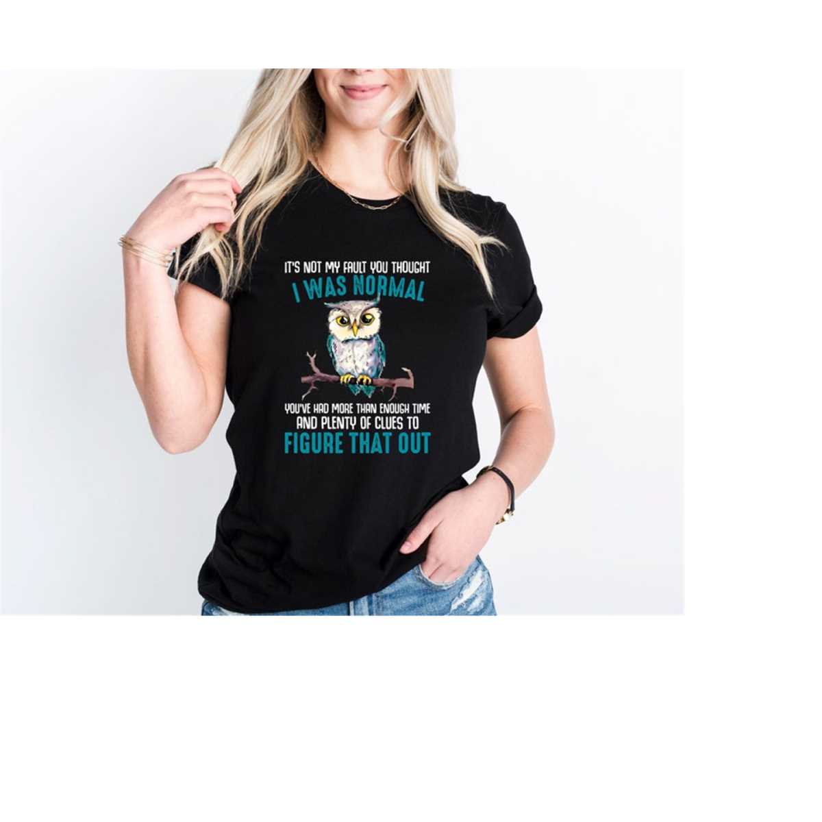 Its Not My Fault You Thought I Was Normal Shirt, Funny Rude | Inspire ...