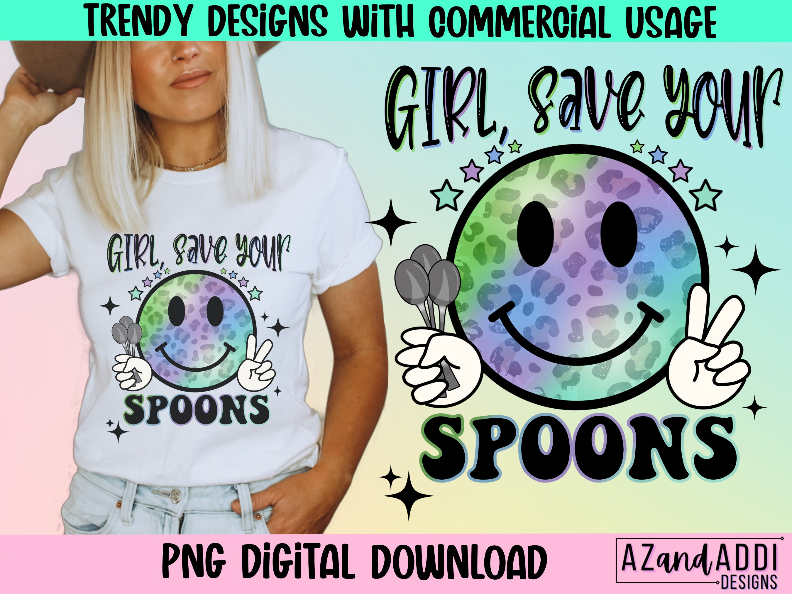 Spoon theory png, Spoonie sublimation design, girl save your | Inspire ...
