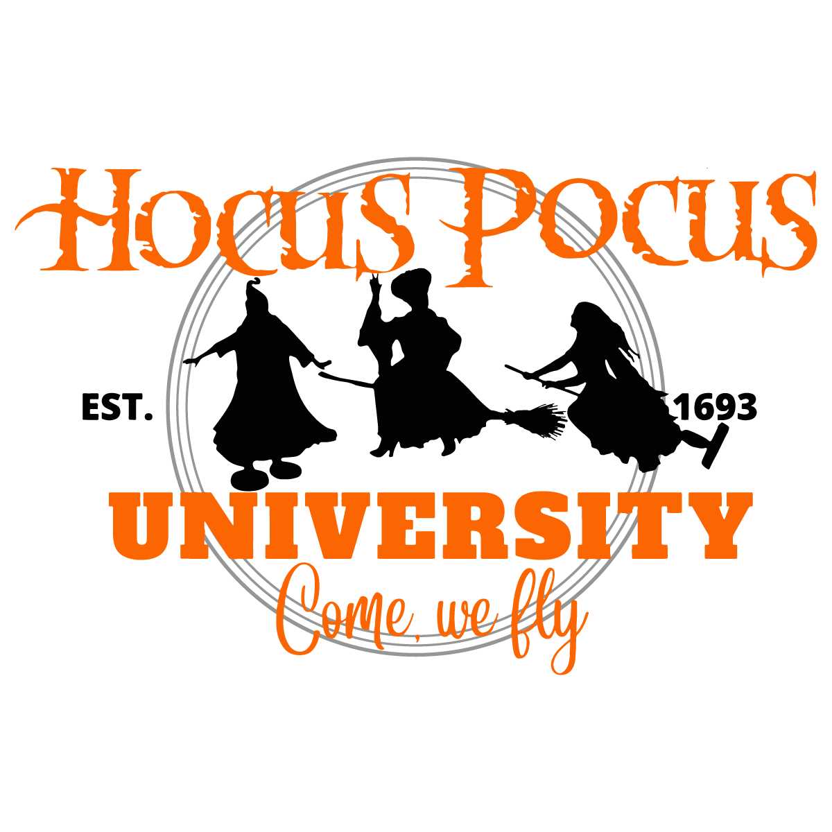 Hocus Pocus University Est 1693 SVG, Halloween Witch SVG | Inspire Uplift