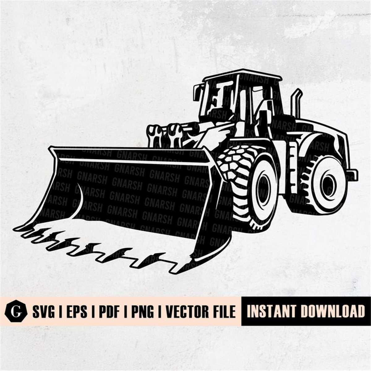Bulldozer Svg File | Construction Truck Svg | Heavy Equipmen - Inspire ...