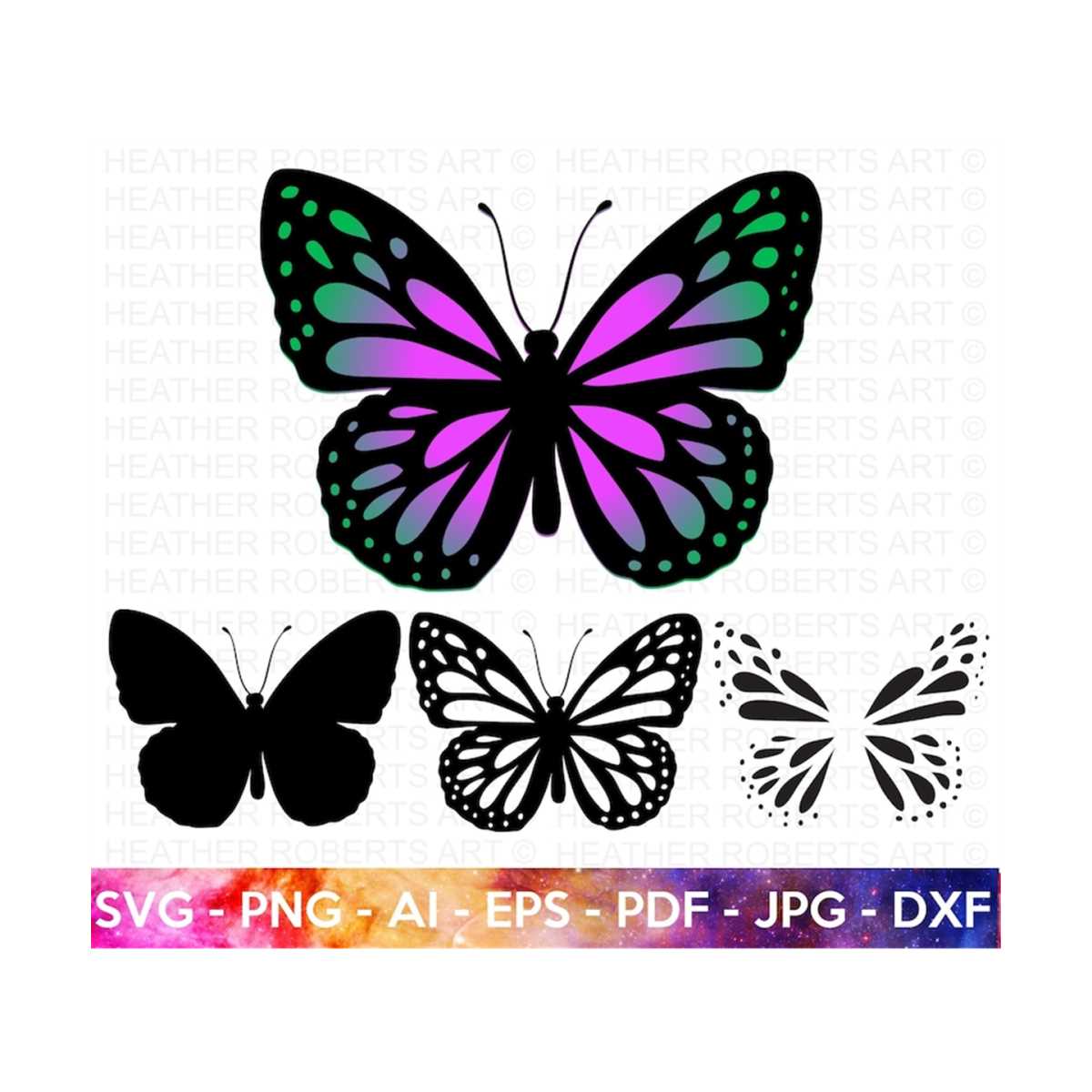 Layered Butterfly SVG, Butterfly SVG, Butterfly Silhouette, | Inspire ...