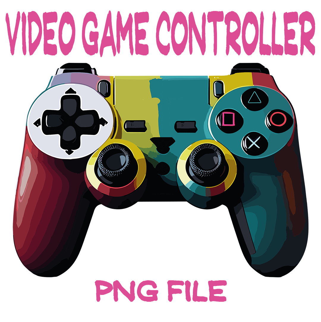 Game Multicolor Controller Digital File PNG Playstation Cont | Inspire ...