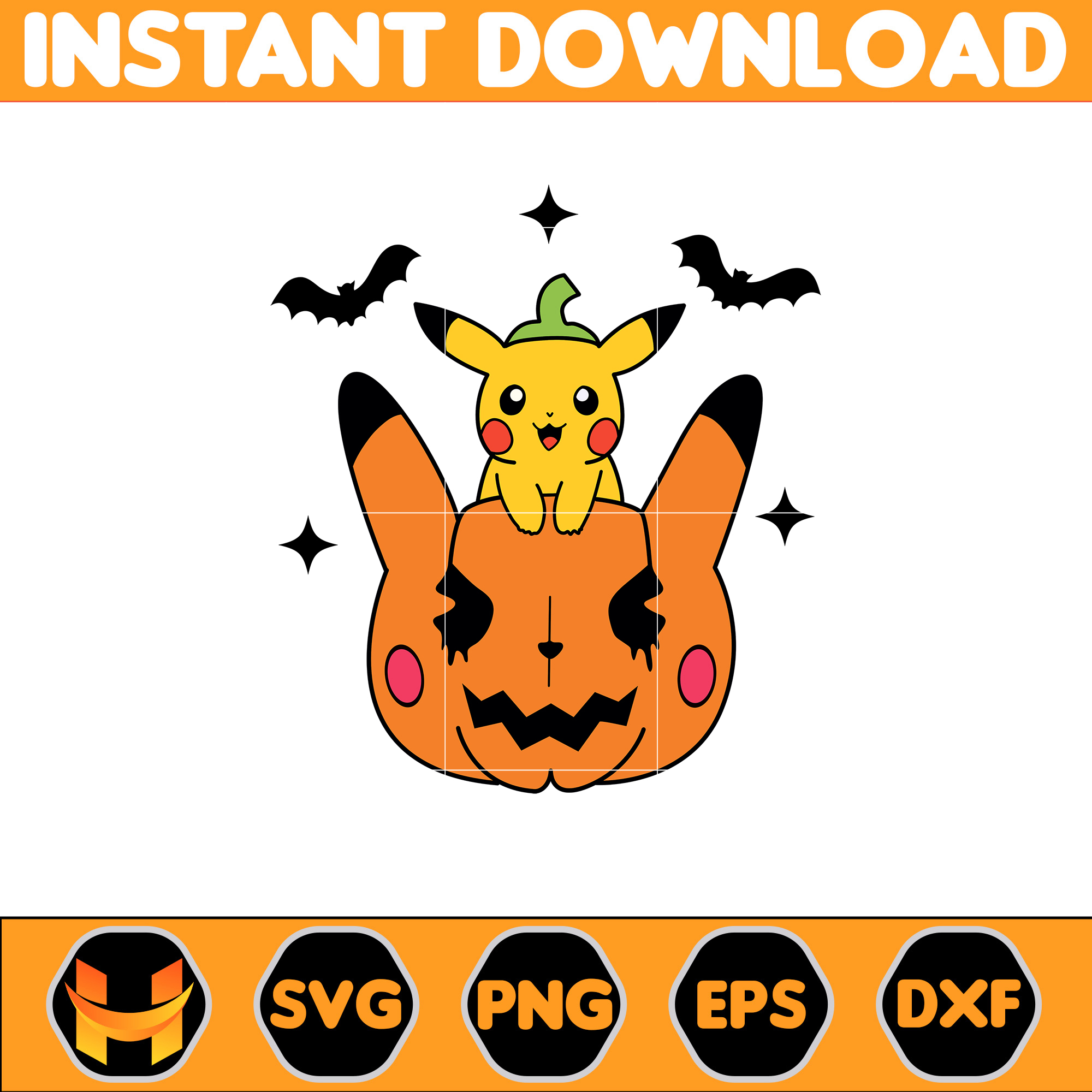 Horror Pikachu Halloween Svg, Halloween Pikachu Horror Chara | Inspire ...
