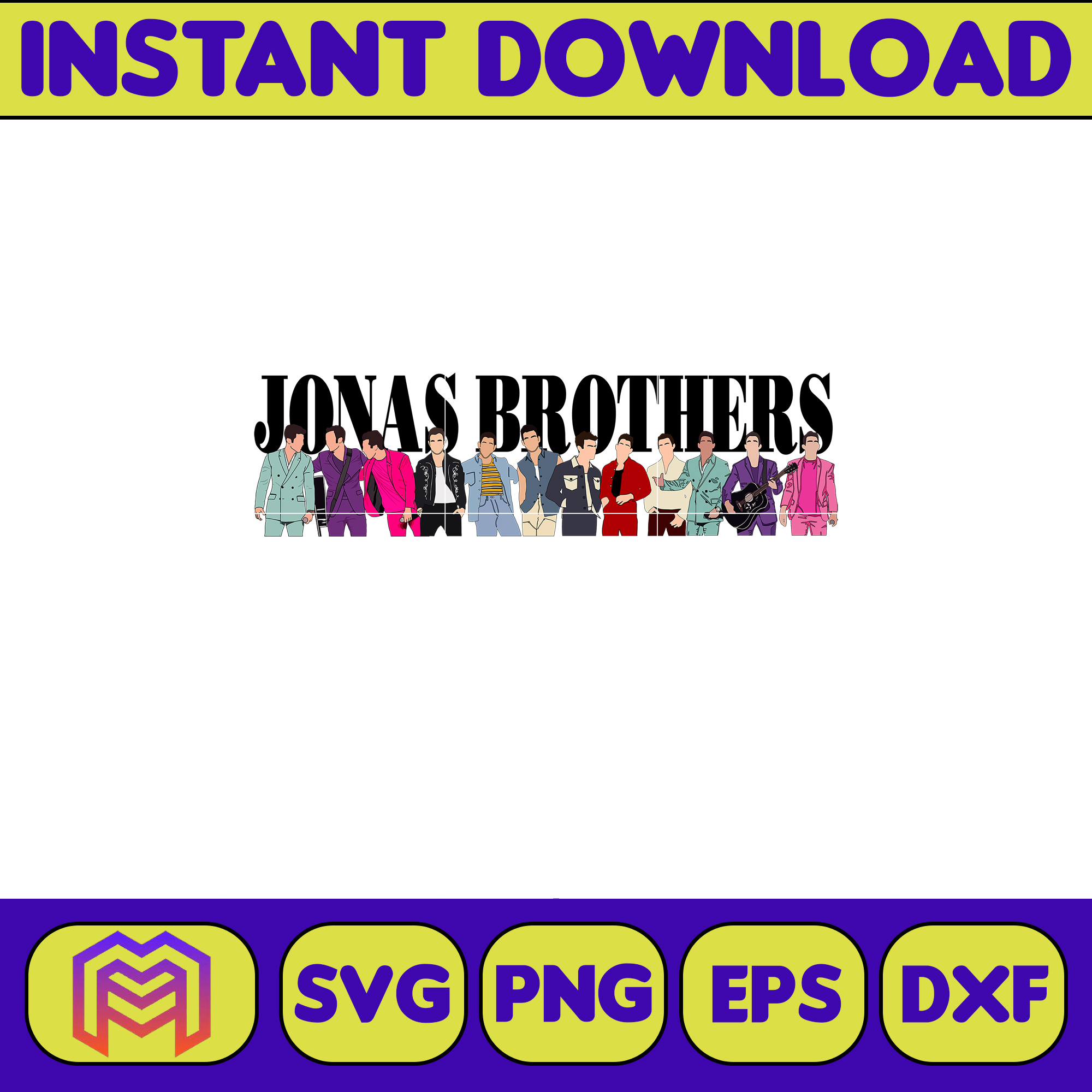 Jonas Brothers 2023 Svg, Jonas Brothers Band, Raised On Jona | Inspire ...