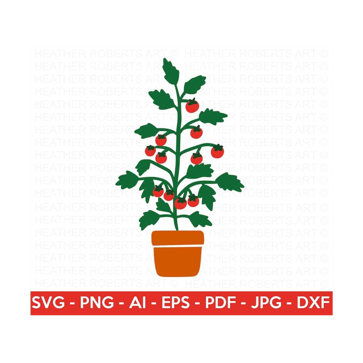 Tomato Plant SVG, Tomatoes SVG, Tomato Clipart, Tomato Plant - Inspire ...