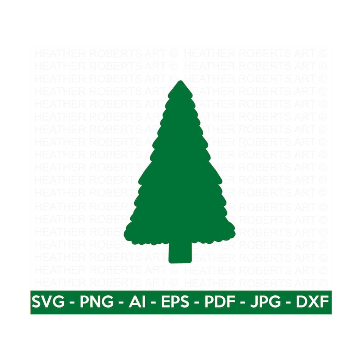 Tree SVG, Pine Tree SVG, Christmas Tree SVG, Plants svg, Spr | Inspire ...