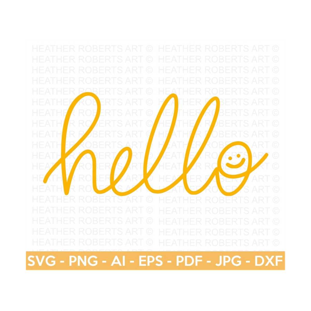 Hello SVG, Hello Greeting SVG, Front Door Sign SVG, Hello Do - Inspire ...