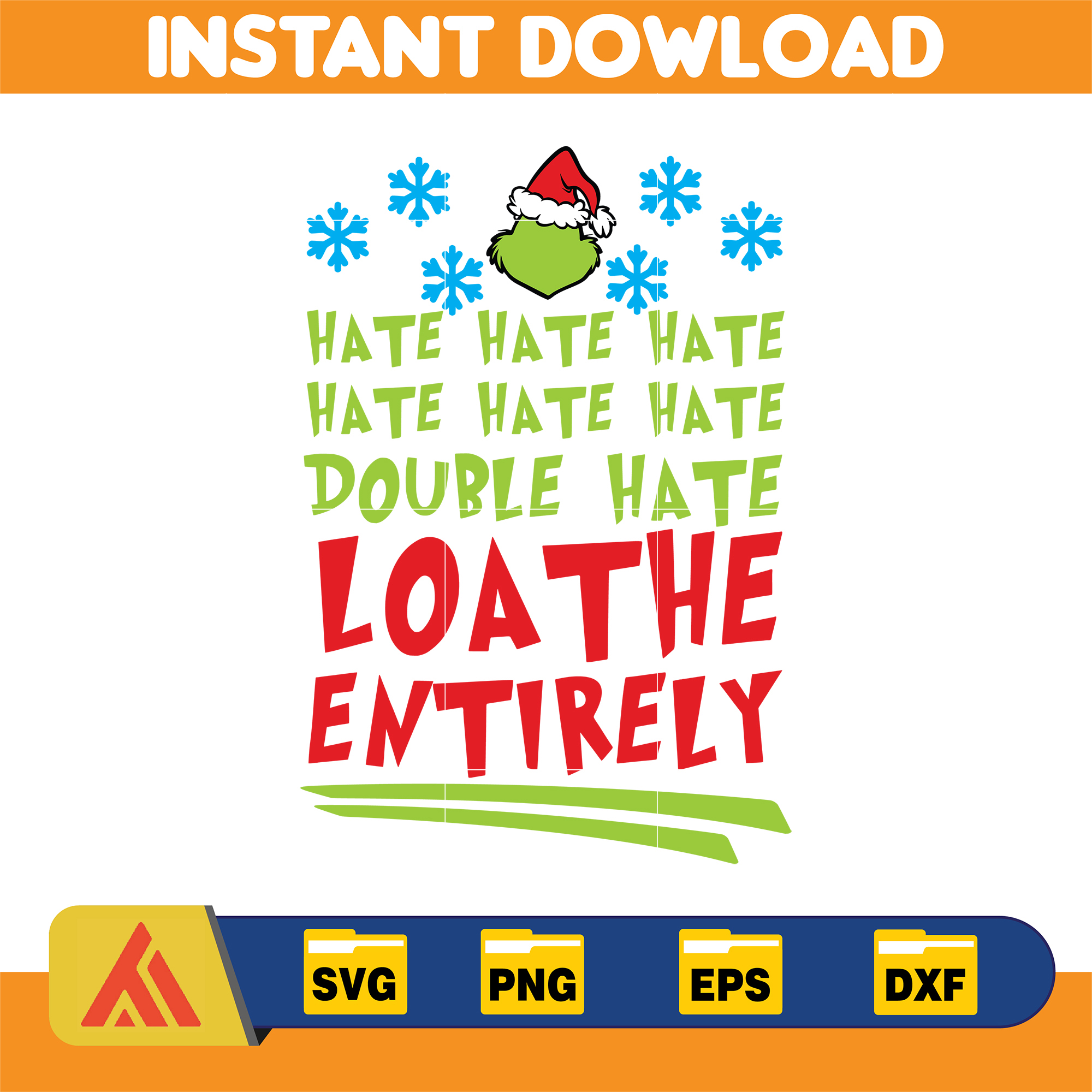 Grinch SVG, Grinch Christmas Svg, Grinch Face Svg, Grinch Ha | Inspire ...