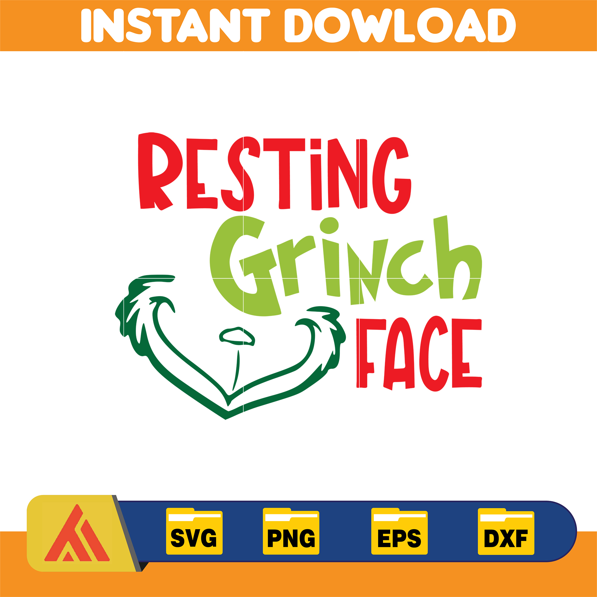 Grinch SVG, Grinch Christmas Svg, Grinch Face Svg, Grinch Ha | Inspire ...