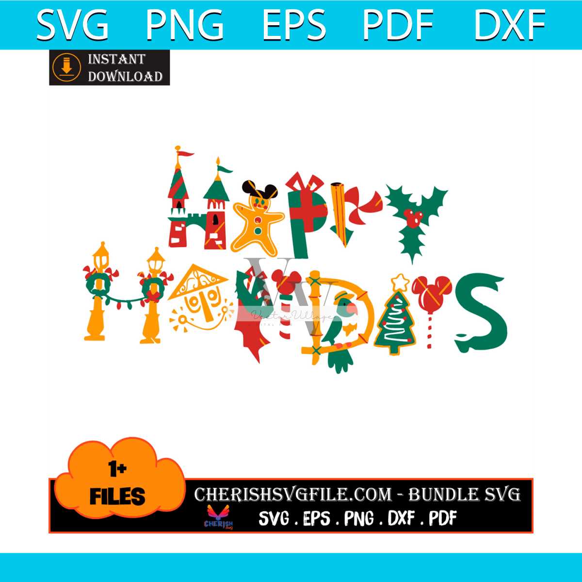 Christmas Happy Holiday Svg, Christmas Holiday Bundle Svg | Inspire Uplift