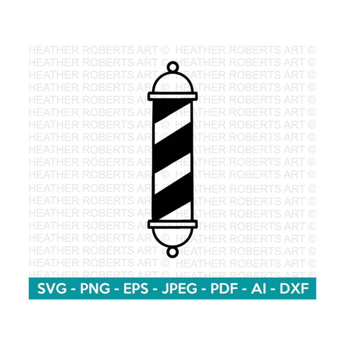 Barber Pole Svg, Barbershop Svg, Barber Svg, Hairstylist Svg | Inspire ...
