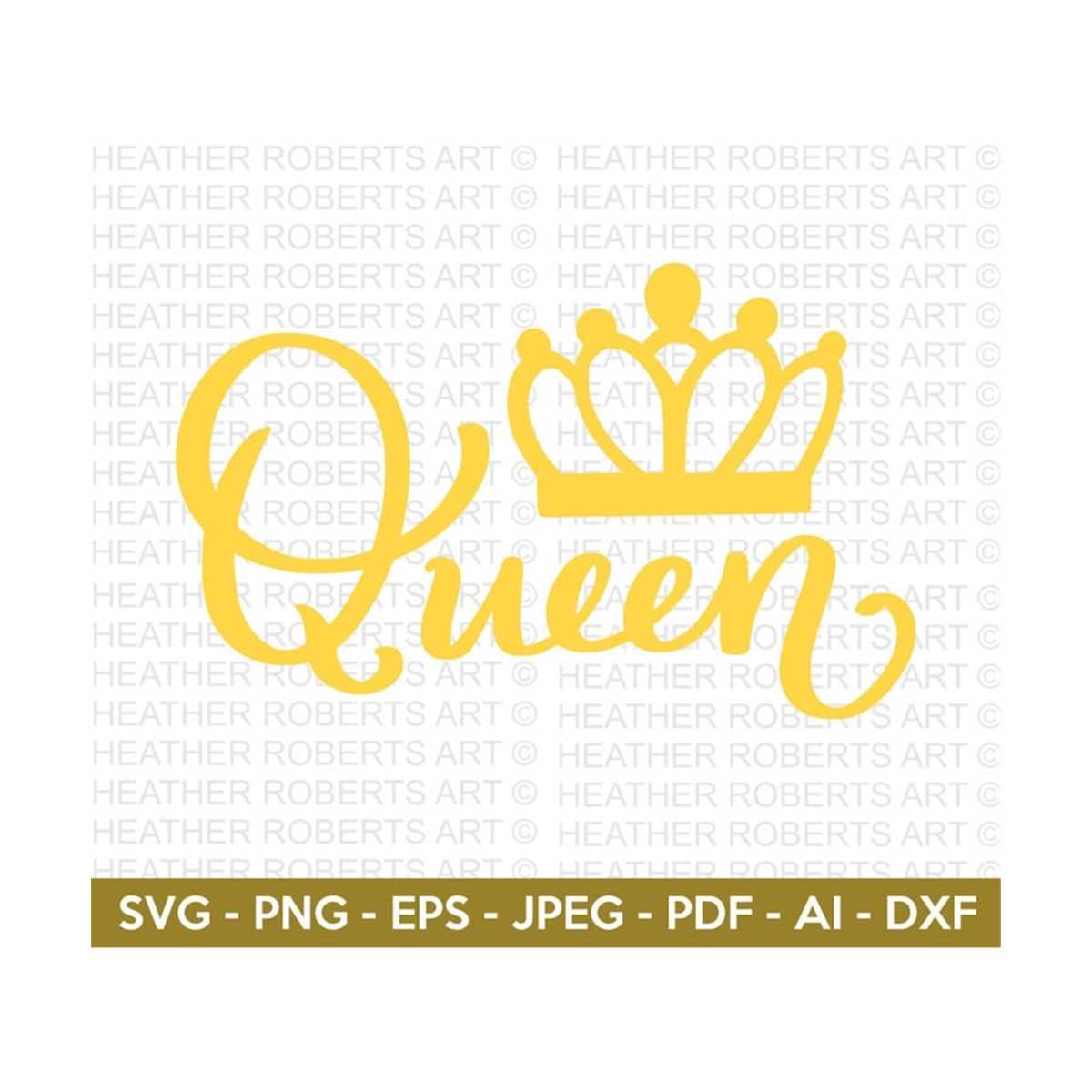 Queen Svg, Royal Queen Svg, Crown Svg, Golden Crown Svg, Lea | Inspire ...