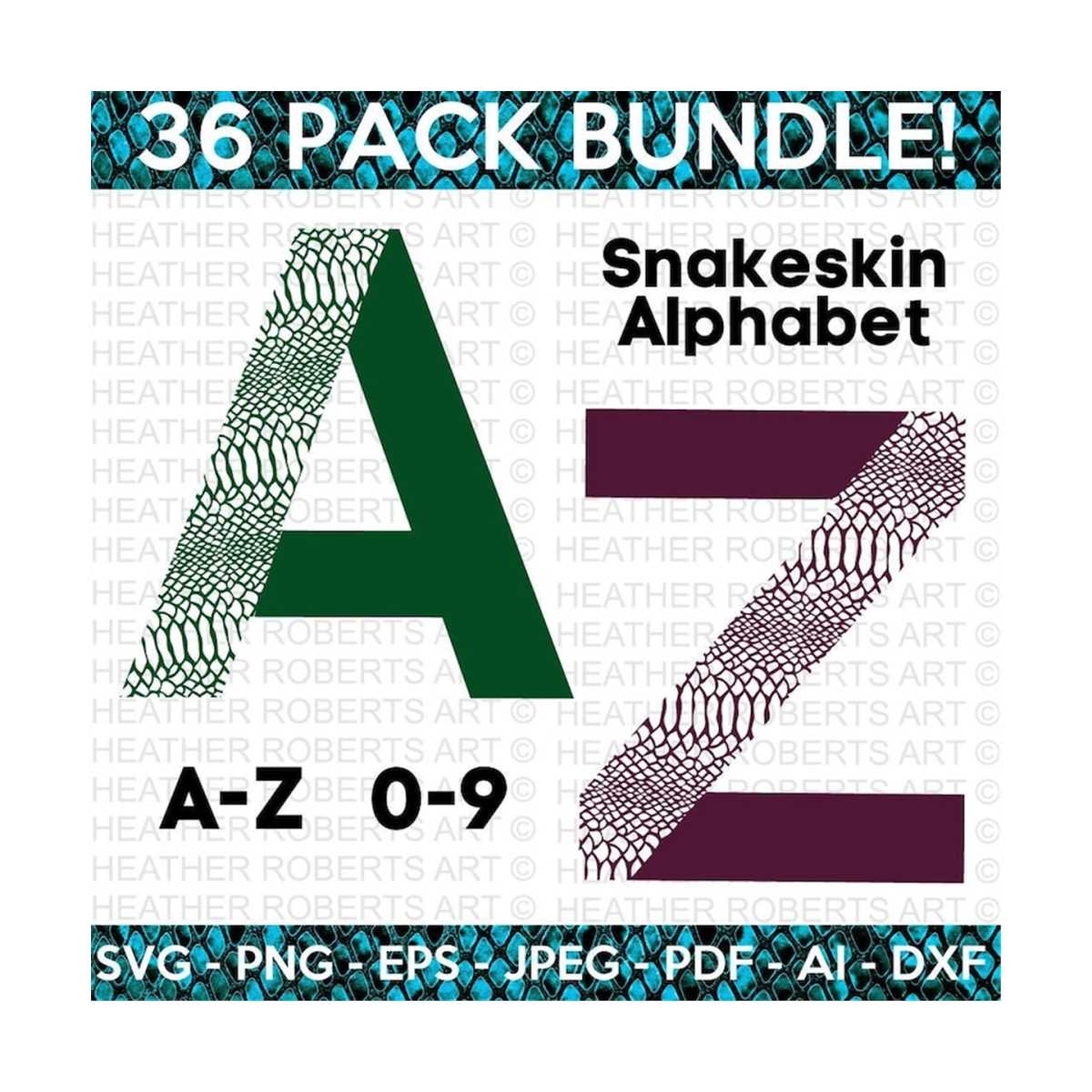 Snake Skin Monogram Alphabet and Numbers SVG, Snake Monogram | Inspire ...