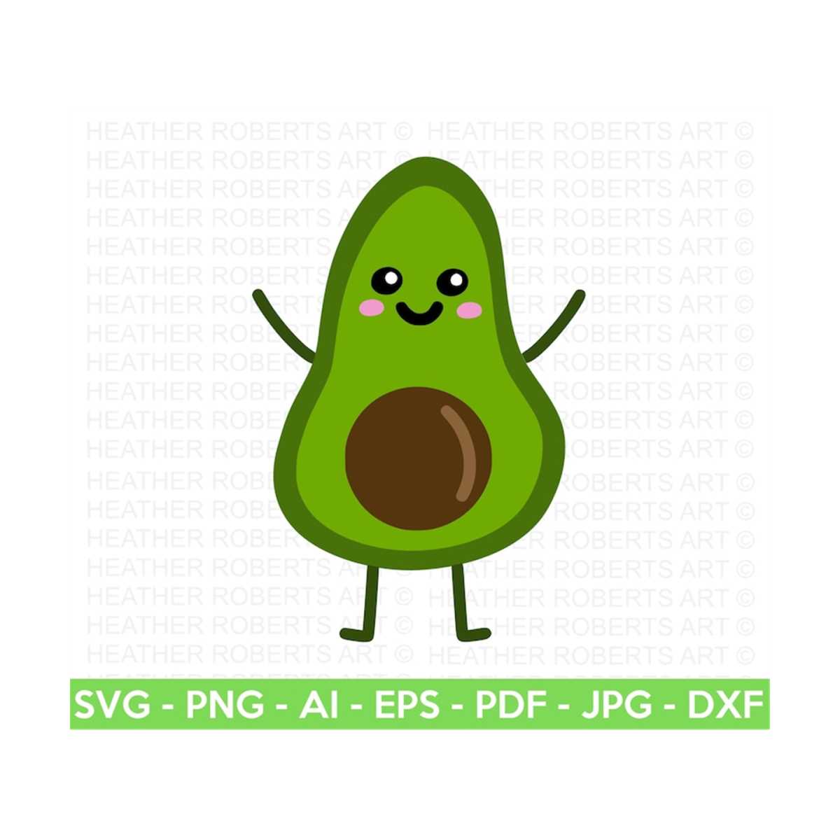 Avocado SVG, Cute Avocado SVG, Fruits SVG, Layered Avocado s | Inspire ...