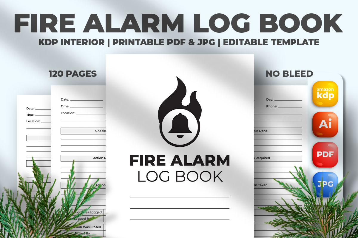 Fire Alarm Log Book KDP Interior | Inspire Uplift