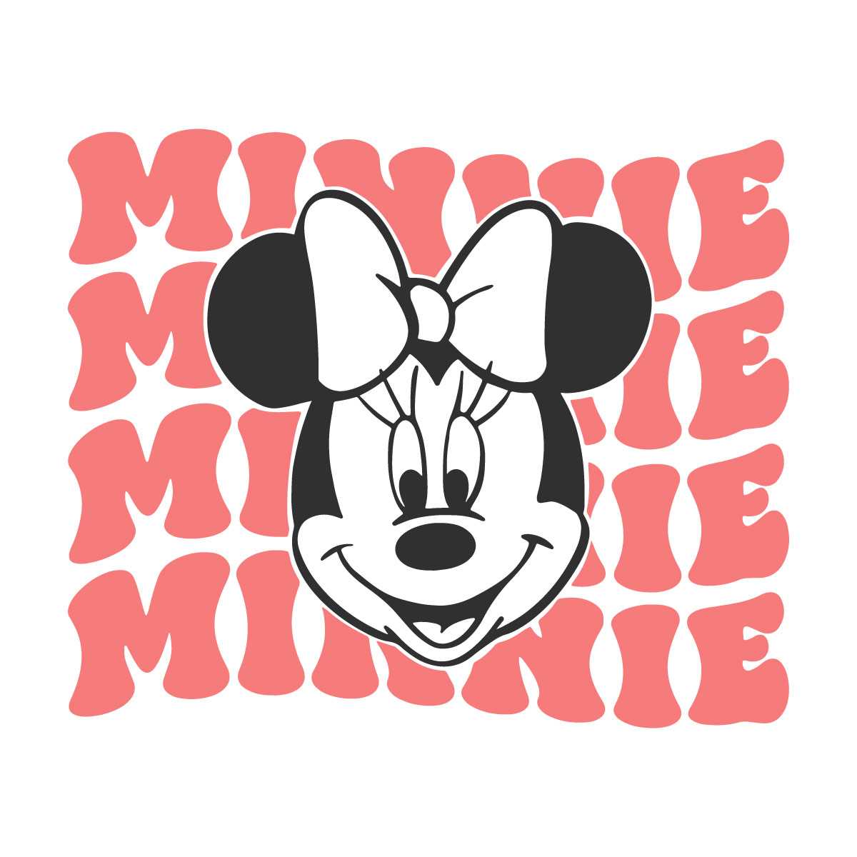 Retro Minnie Mouse SVG, Cute Mouse SVG, Magical Kingdom SVG | Inspire ...