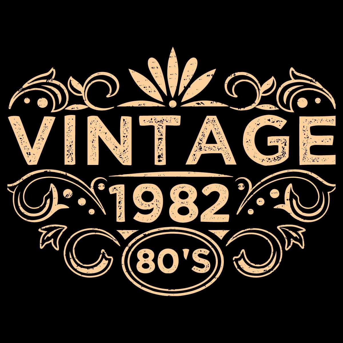 Vintage 1982 Classic SVG, 40 Years Old Birthday SVG | Inspire Uplift