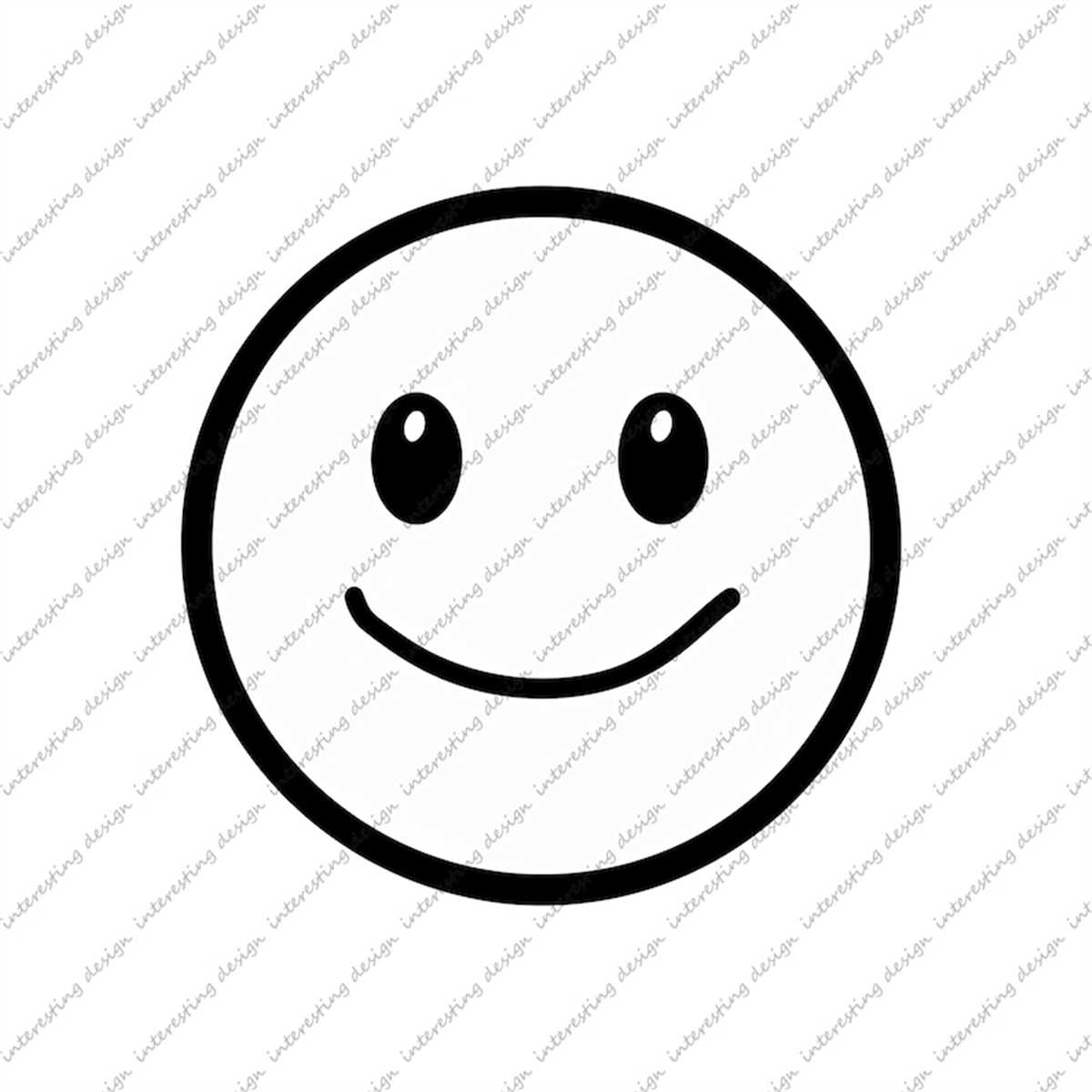 Smiley png Face Digital Download PNG JPG | Inspire Uplift
