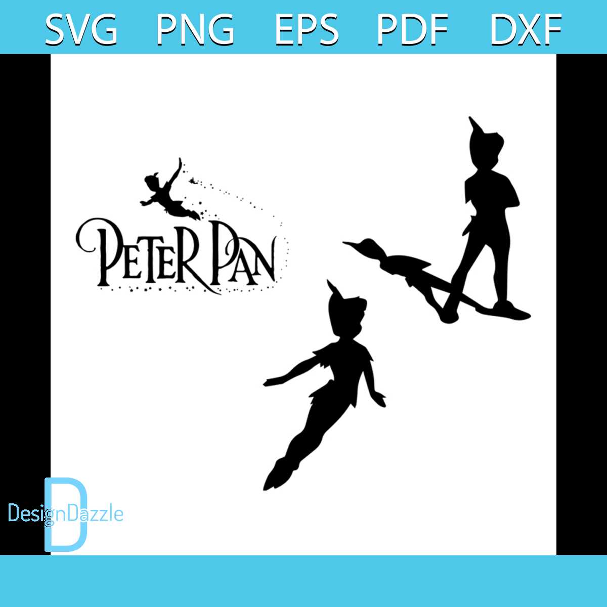 Peter Pan Silhouettes Bundle File Svg, Disney Svg, Disney Ch | Inspire ...
