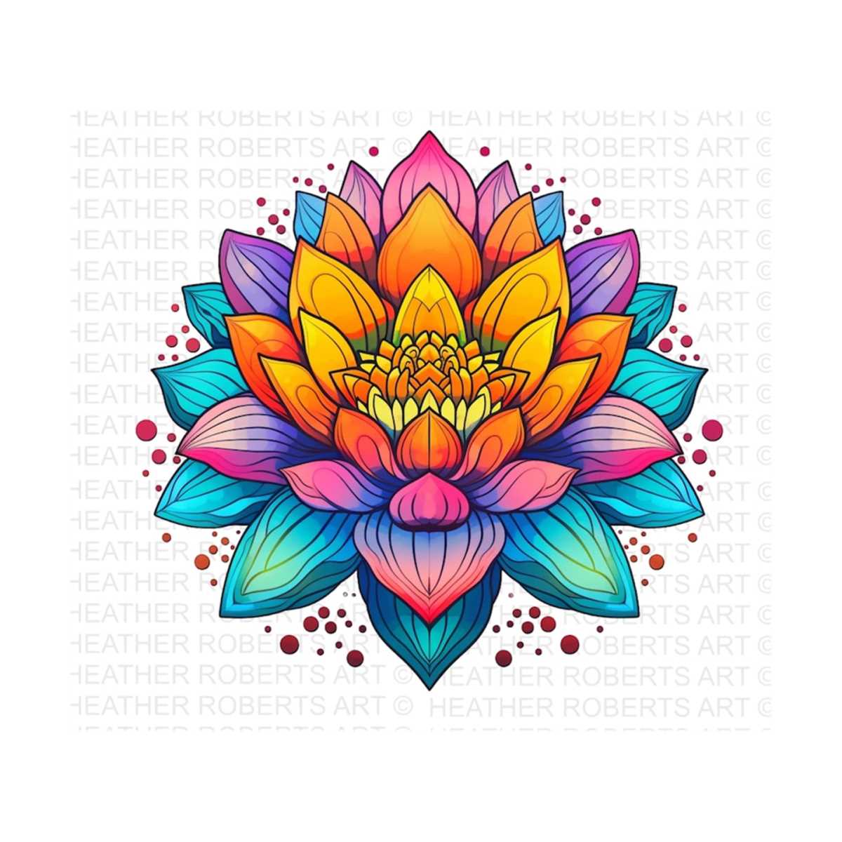 Psychedelic Lotus, Psychedelic Flower PNG, Flower png, Psych | Inspire ...