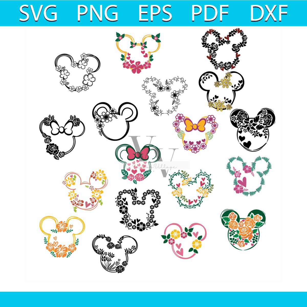 Disney Mickey Mouse Bundle Svg, Disney Svg, Mickey Mouse Svg - Inspire ...