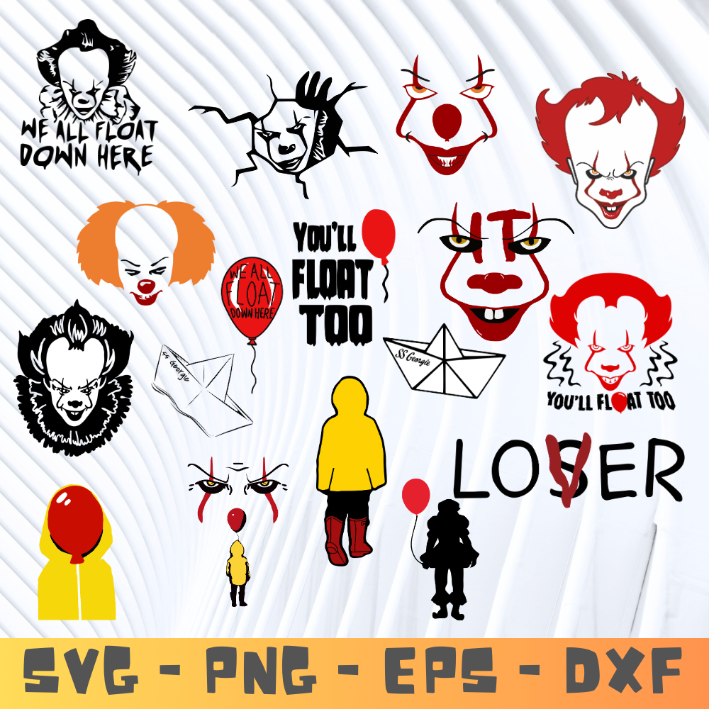 pennywise SVG bundle , pennywise Character svg ,pennywise ca | Inspire ...