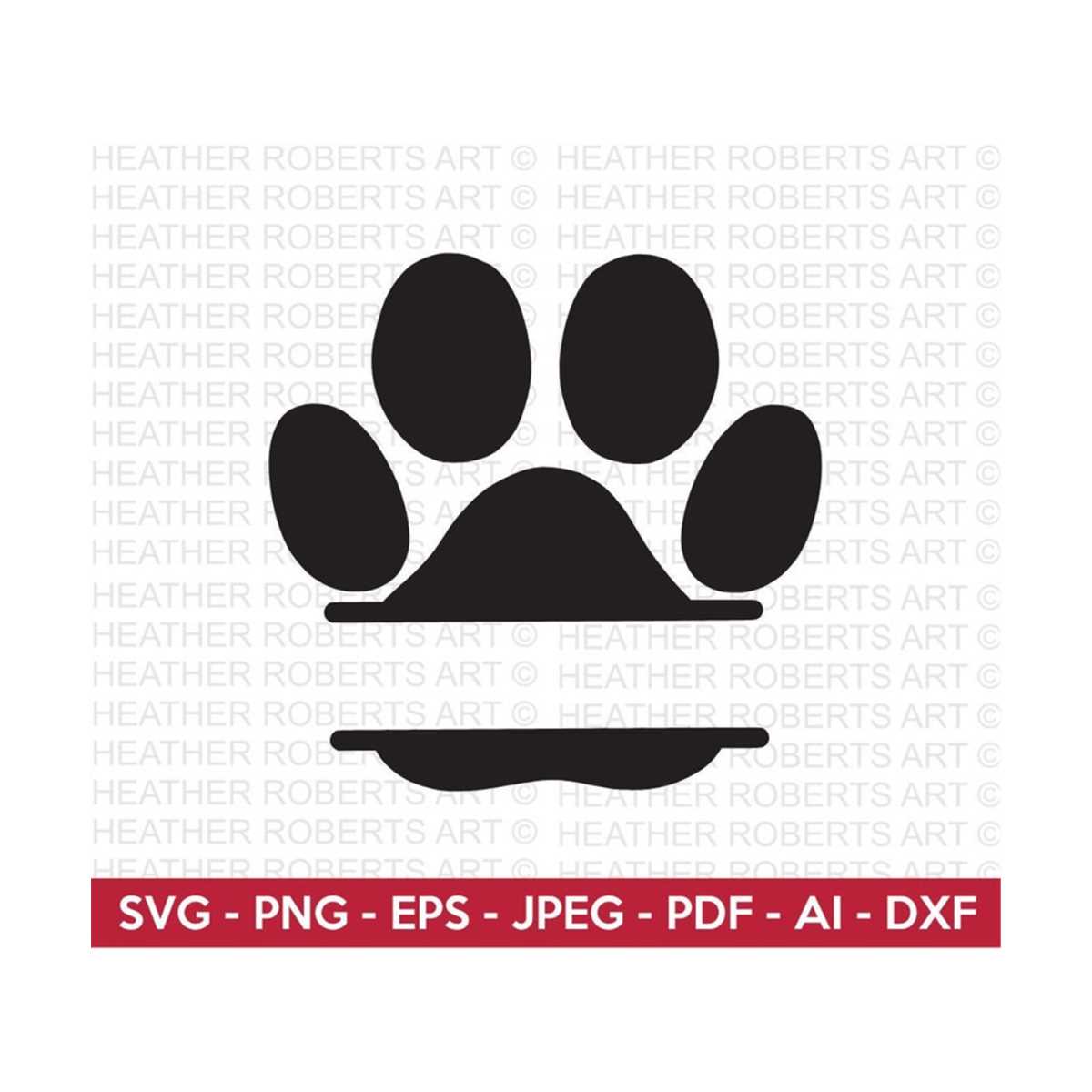 Dog Paw Monogram Svg, Dog Svg, Paw SVG, Animal Paw Svg, Anim | Inspire ...
