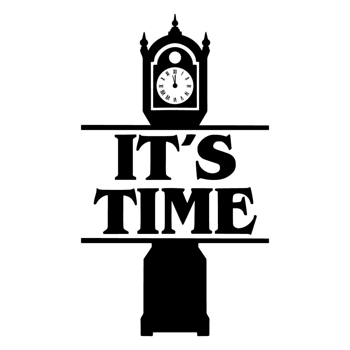 Vecna It's Time Grandfather Clock SVG, Stranger Inspired SVG | Inspire ...