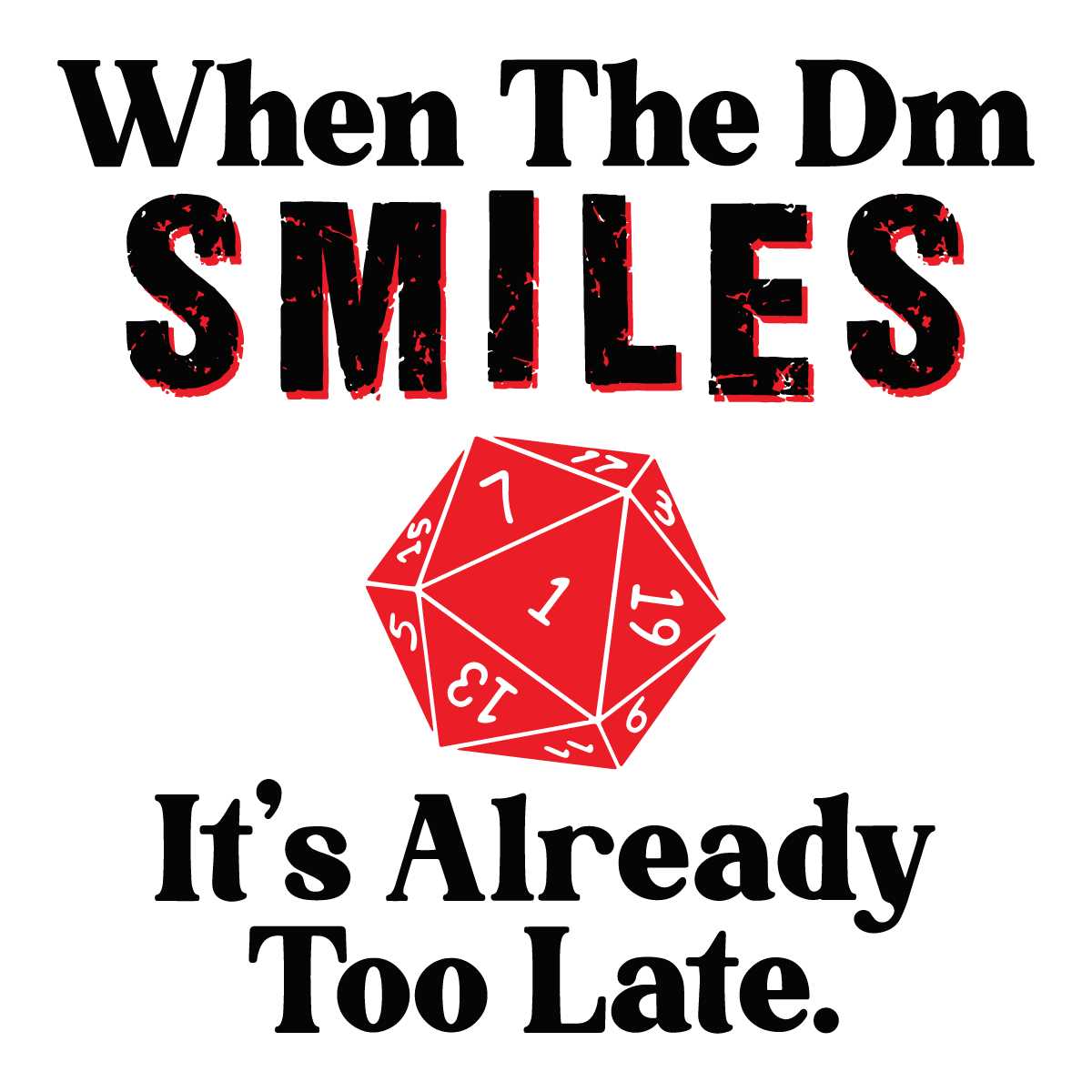Dungeon Master Smiles SVG, When The DM Smiles SVG | Inspire Uplift