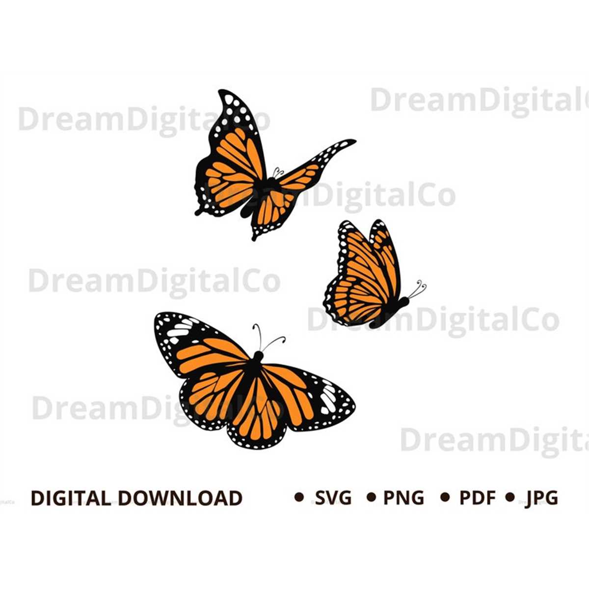 Monarch Butterfly SVG, Butterfly Bundle, Svg Cut Files, Butt | Inspire ...