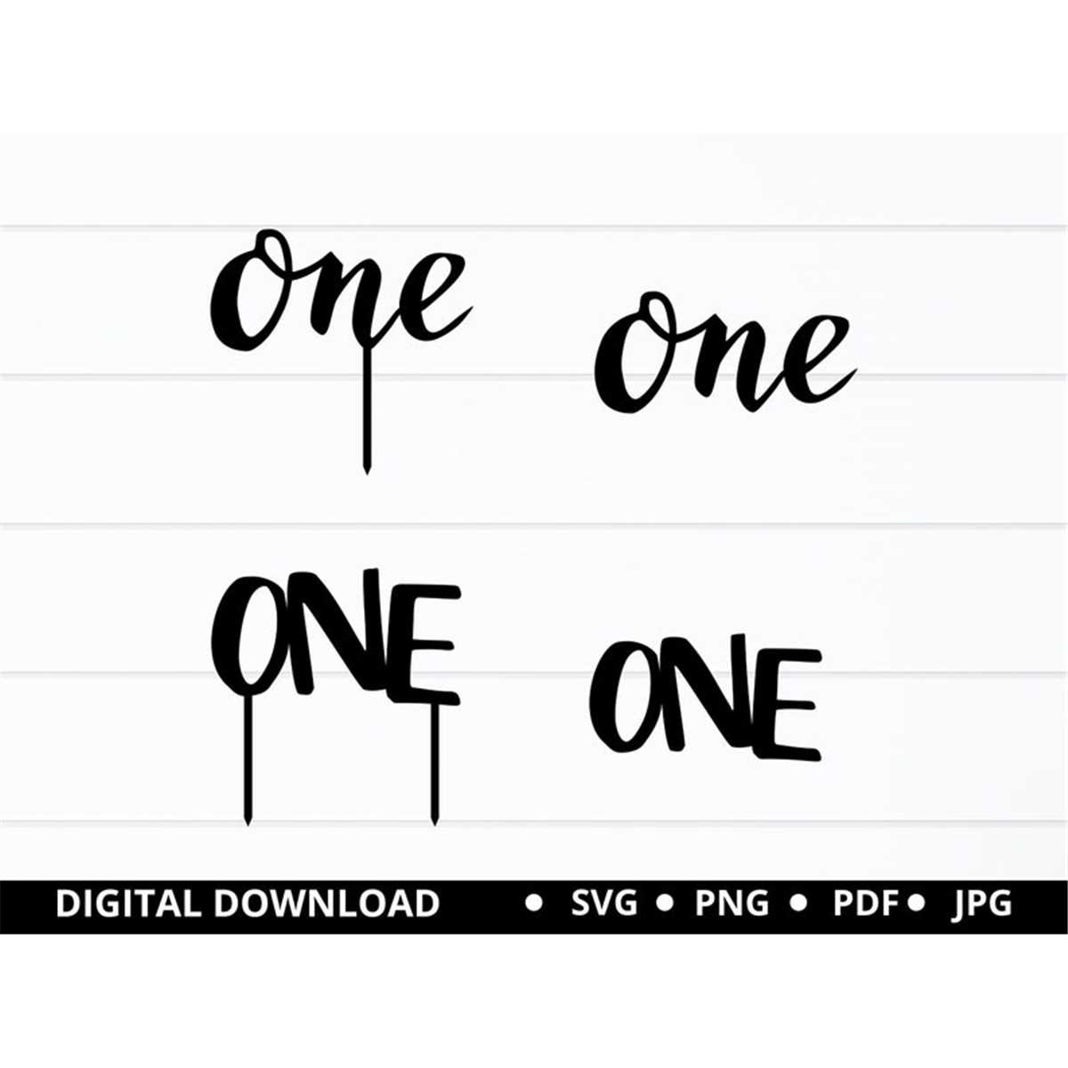 One Svg, One cake topper Svg, 1st Birthday Svg, First Birthd | Inspire ...