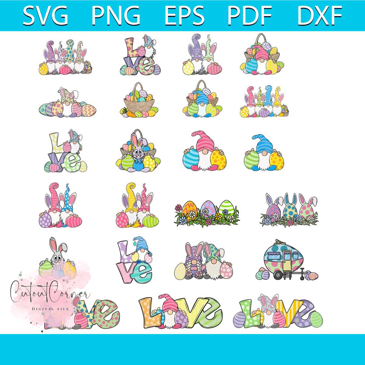 Easter Bundle Svg, Easter Svg, Easter Day Svg, Happy Easter - Inspire ...