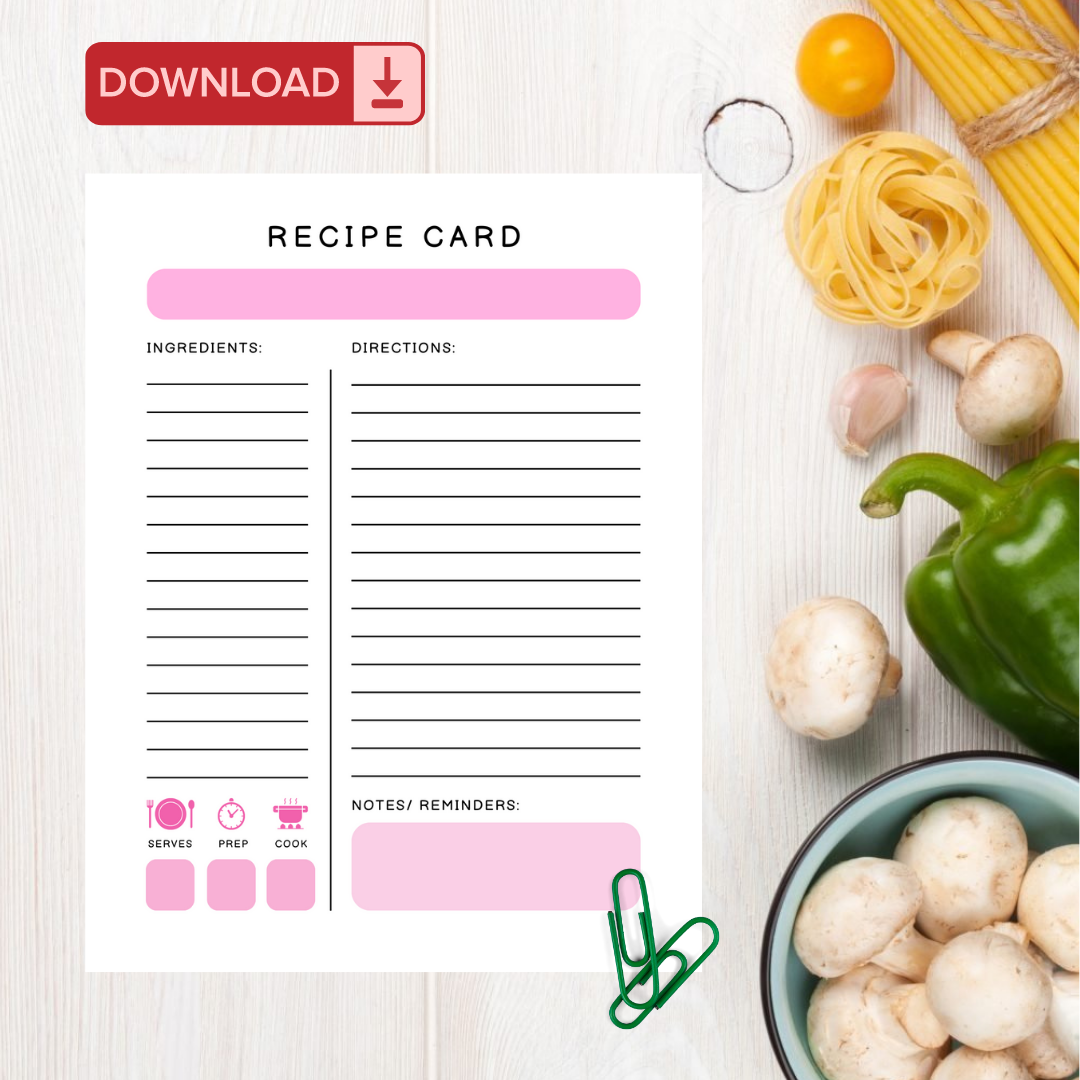 Recipe card | Inspire Uplift