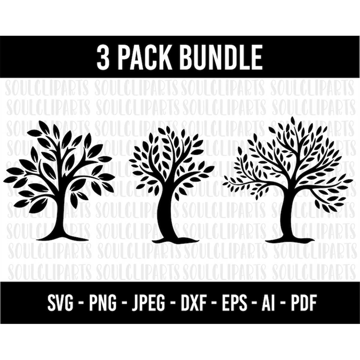 COD816-Tree Silhouette Svg / Clipart Svg / Family Tree Svg / - Inspire ...