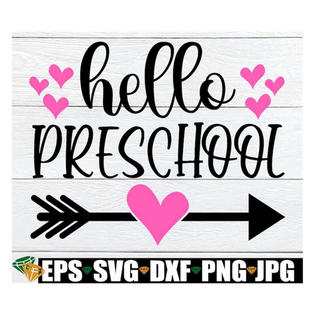 Hello Preschool, 1st Day Of Preschool, First Day Of Preschoo | Inspire ...
