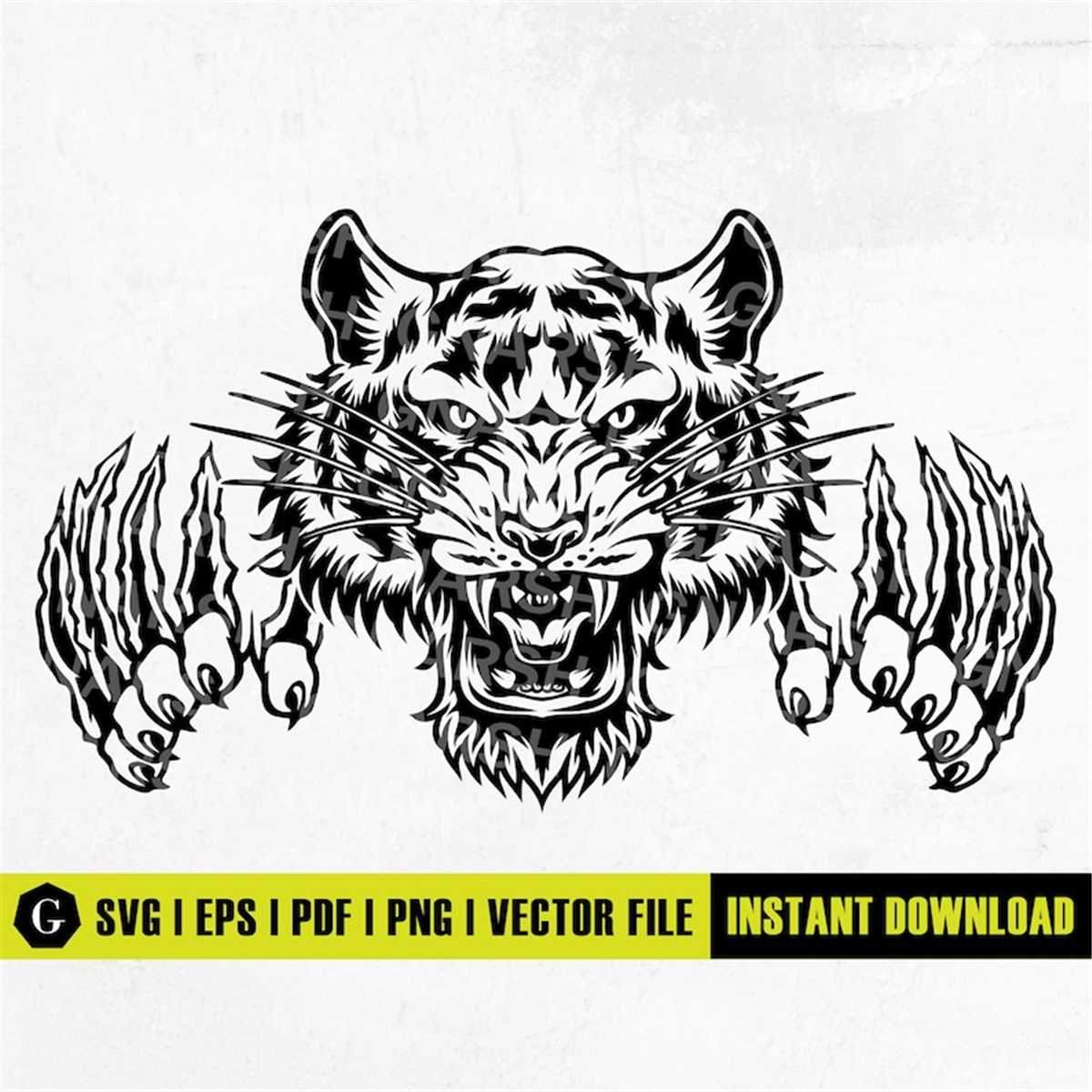 Tiger Scratch Svg | Tiger Claw Svg | Tiger Svg | Tiger Decal | Inspire ...