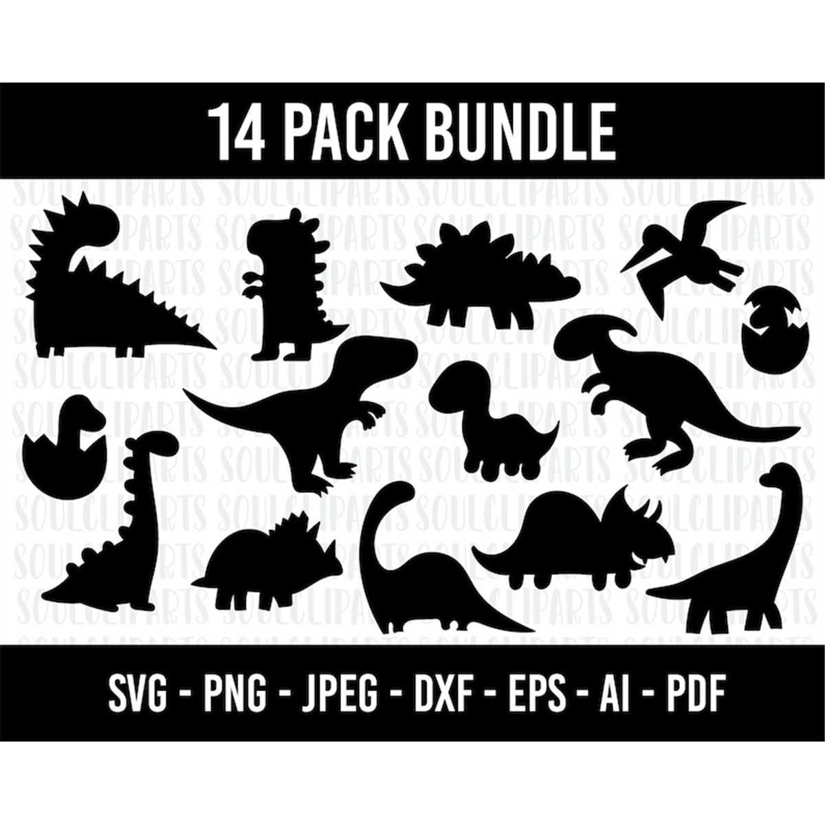 COD177-Dinosaur svg bundle/dinosaur clipart png/dinosaur sil | Inspire ...