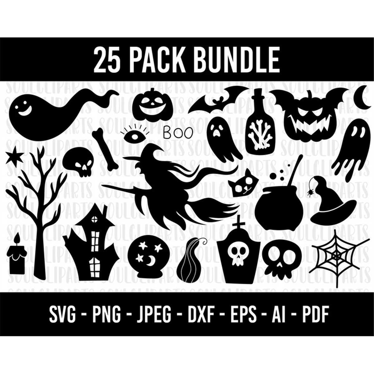 COD14- Halloween SVG Bundle/ghost Svg Bundle/svg-pdf-ai-eps- | Inspire ...