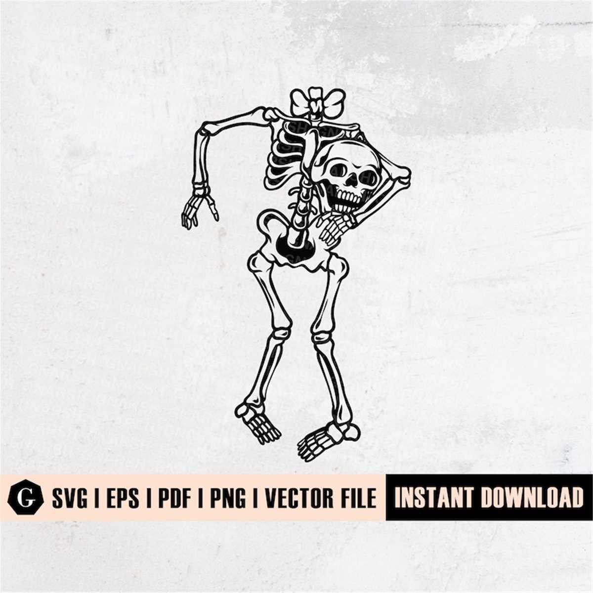 Headless Skeleton Svg | Skull Svg | Bones Of Human Svg | Sku | Inspire ...